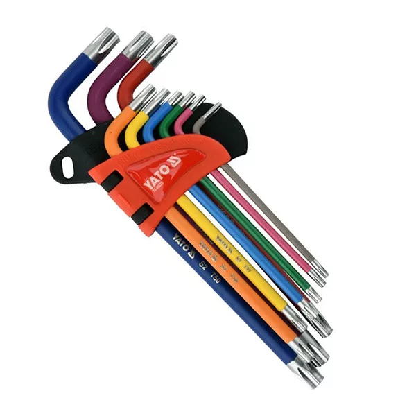 YATO YT-05633 Hosszú Torx kulcs készlet 9 részes T10 - T50 S
